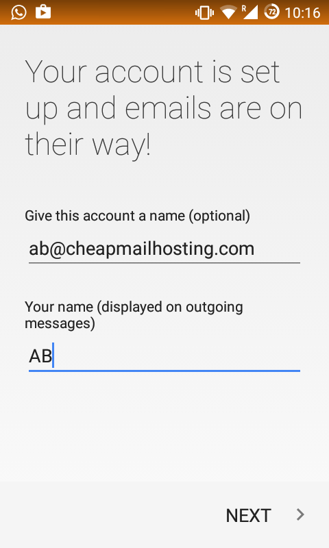 Set-Up Email for Android | Email Set-Up | Documentation | MotorDesk Help